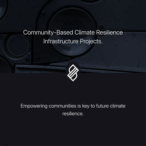 Community Based Climate Resilience Infrastructure Projects → Scenario