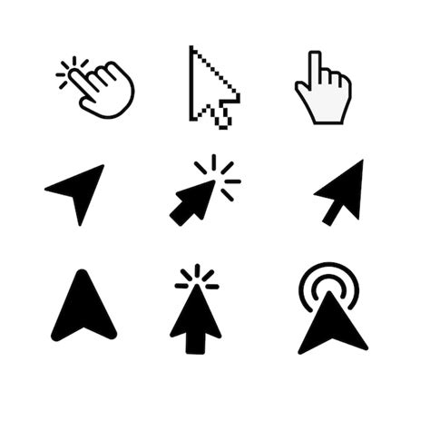Premium Vector Cursor Or Pointer Click Vector Set