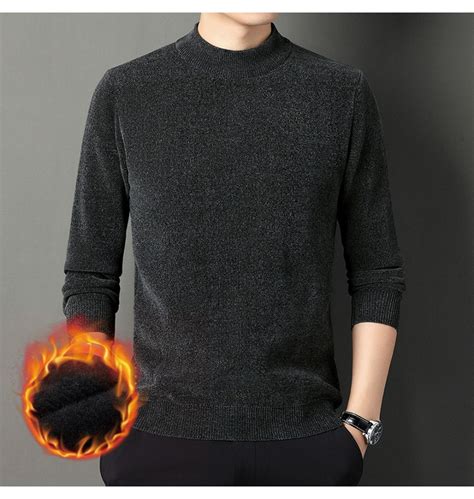 깜도리 남자 키작남 라운드넥 니트 기모 쉐니어 풀오버 꾹4 티몬