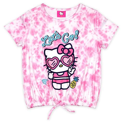 Ripley Polo Manga Corta NiÑa Hello Kitty Rosado