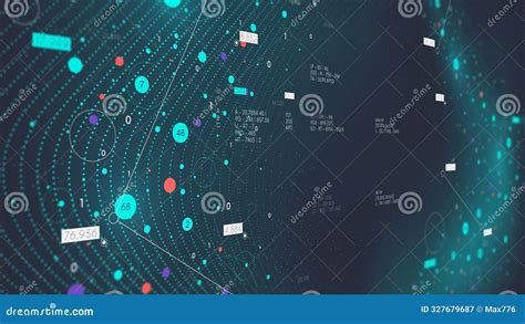 Futuristic Neural Network Of Trigonometric Figures, Points And Polygons ...