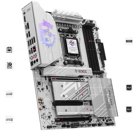 MPG B850 EDGE TI WIFI Gaming MotherboardsBest Motherboard For AI PCMSI