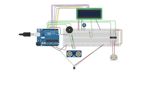 Circuit Design Project Water Level Indicator And Temperature Monitoring System Tinkercad