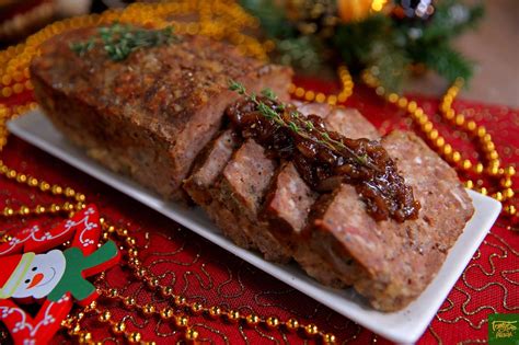 Мясной хлеб с карамелизированным луком рецепт - ГВ. Кулинарио