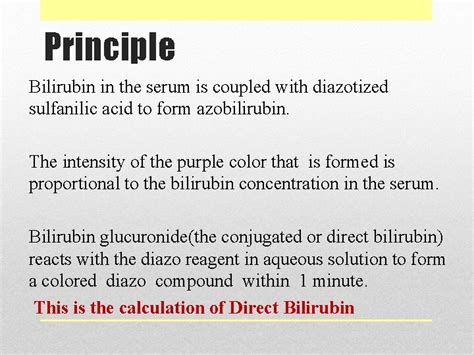 Exp6 Bilirubin Quantitative Determination Of Bilirubin In Serum