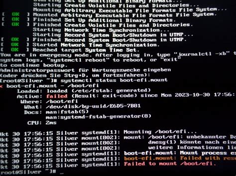 Yay System Update Made Boot Efi S Vfat An Unknown Type Of File System Unmountable Esp Kernel
