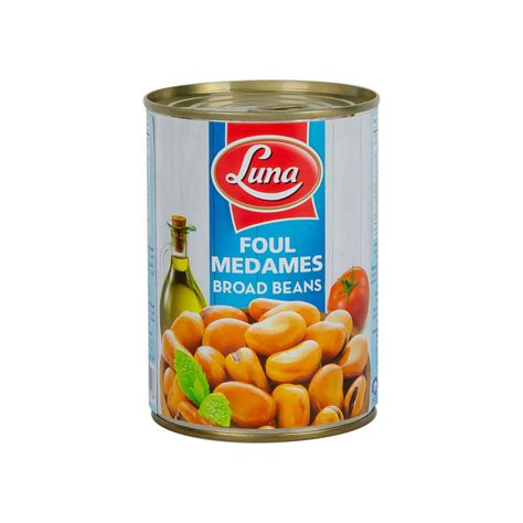 Luna Foul Medames Broad Beans 380 G Online At Best Price Lulu Ksa
