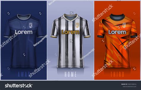 티셔츠 스포츠 디자인 템플릿 축구 저지 스톡 벡터로열티 프리 1823183816 Shutterstock