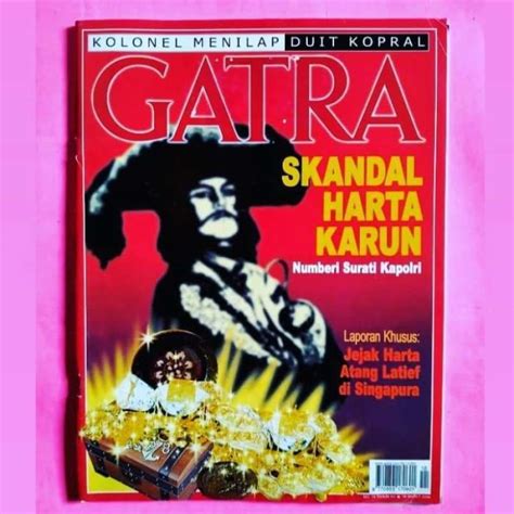 Jual Majalah Gatra No Mar Cover Skandal Harta Karun Di Seller