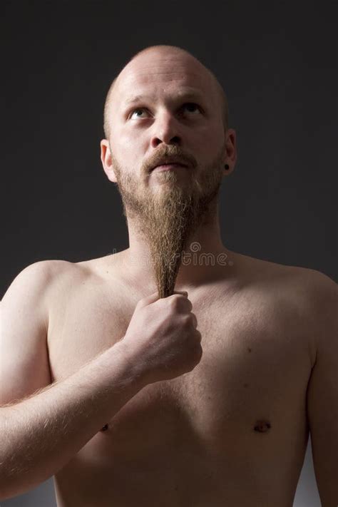 Man With Goatee Beard Stock Image Image Of Beard Naked