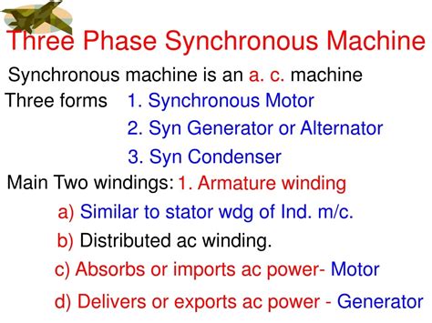 Ppt Three Phase Synchronous Machine Powerpoint Presentation Free Download Id 9151790