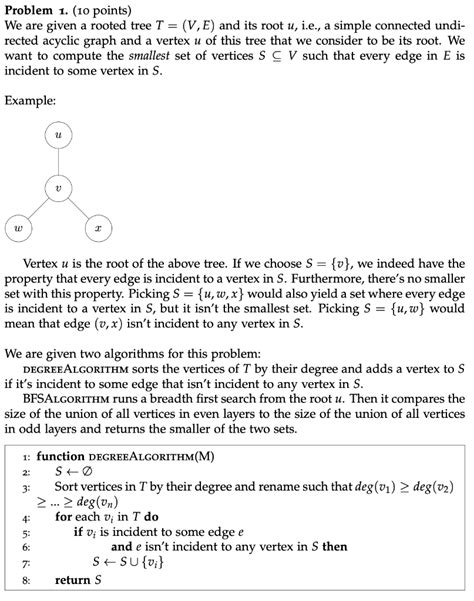 Solved Problem Points We Are Given A Rooted Tree T Chegg
