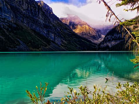 Download Placid Lake In Canada Wallpaper Wallpapers Com