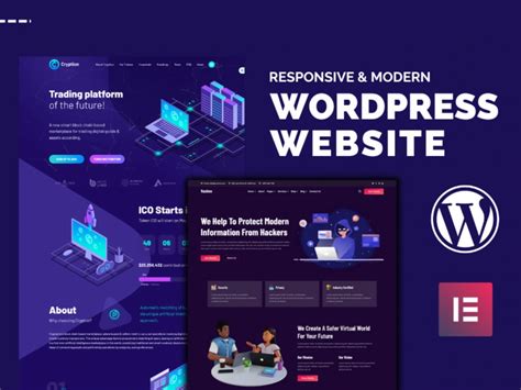 modern responsive wordpress website design using elementor pro upwork