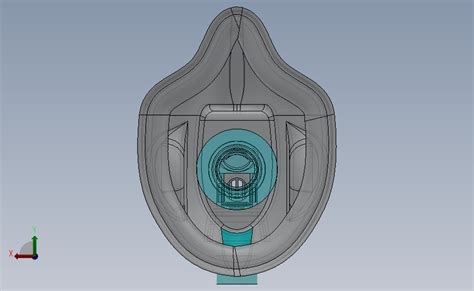 呼吸面罩 Solidworks 2014 模型图纸下载 懒石网
