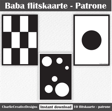 Baba Flitskaarte Patrone Charlie Creative Designs