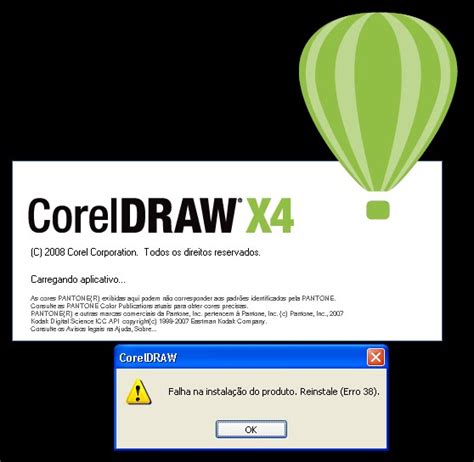 Blog do Kelvsoft Correção do Erro 38 do Corel Draw X4