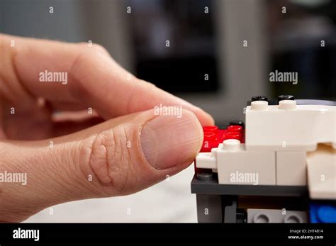 Ufa Russia 8 August 2021 Assembling A Rocket Constructor Colored