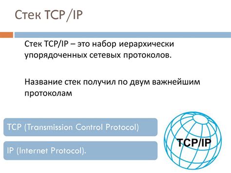 Стек протоколов Tcp Ip презентация онлайн