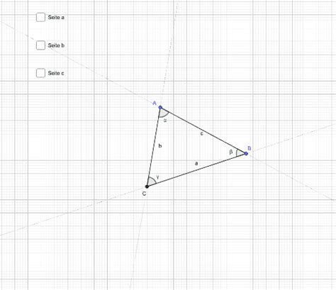 Kosinus Satz Geogebra