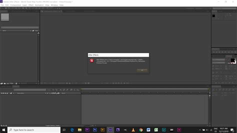 after effects error crash in progress last logge adobe support