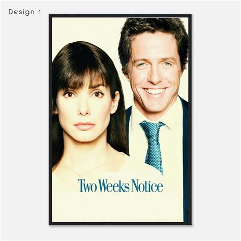 Two Weeks Notice 2002 Movie Poster Print Citiesbox