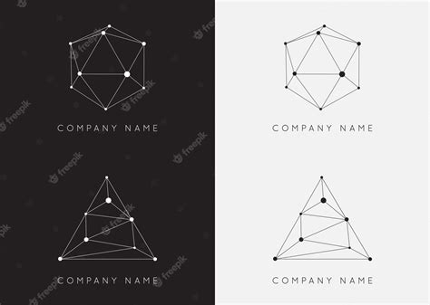 Premium Vector Set Of Vector Black And White Lattice Shape Symmetric