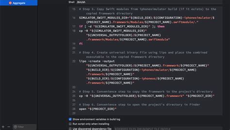 使用 Xcode 建立一個 Framework
