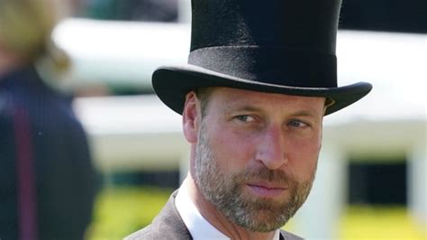 Prince William Makes Solo Appearance At Royal Ascot After Kate
