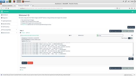 Обработка данных аэрофотосъемки средствами открытого пакета OpenDroneMap