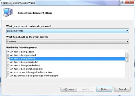 Introduction To Sharepoint Event Receivers