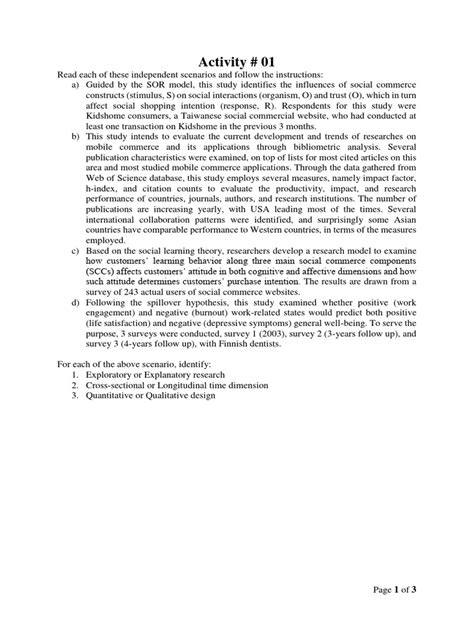 Practice 1 Week 2 Types Of Research Pdf Quality Of Life Affect Psychology