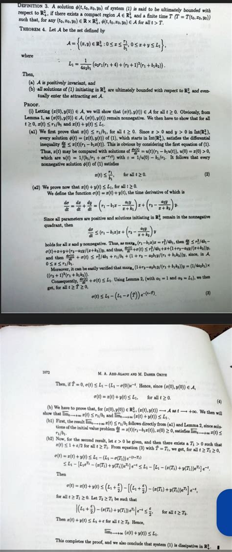 Solved The Prey Predator Model Is