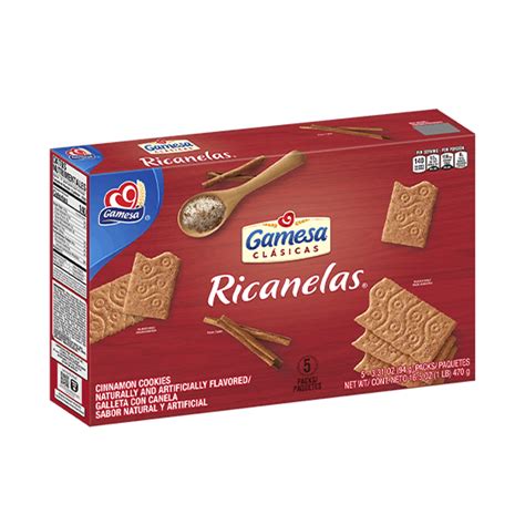 Gamesa ClÁsicas® Ricanelas® Cinnamon Cookies Pamexfoods