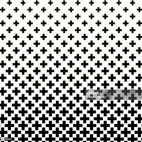 Vertical Gradient Grid Of Plus Pattern Stock Illustration Download