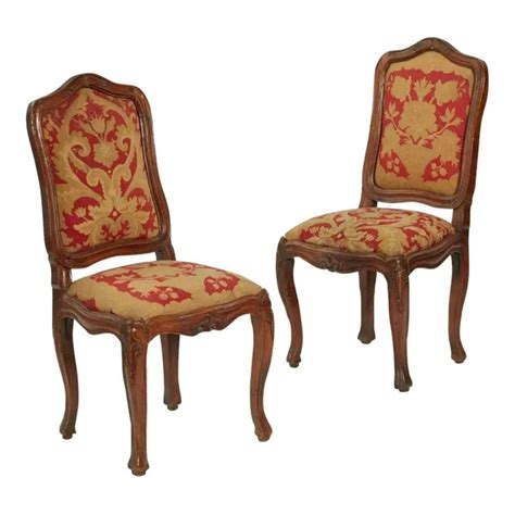 Antique Italian Rococo Side Chairs 18th Century For Sale At 1stdibs