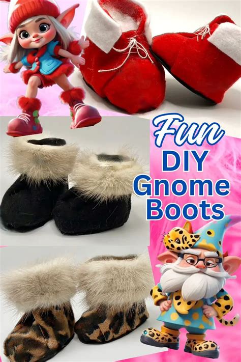 How To Make Gnome Shoes And Boots Using Cardboard Tubes Baker Street