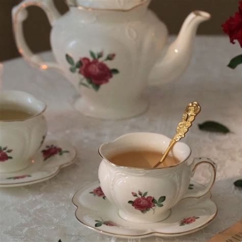 뚜모아 프렌치로즈 예쁜찻잔 홈카페 커피잔세트 홍차잔 위시버킷