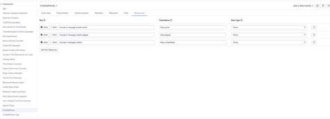 mapping json string response to pipe data builder tadabase community