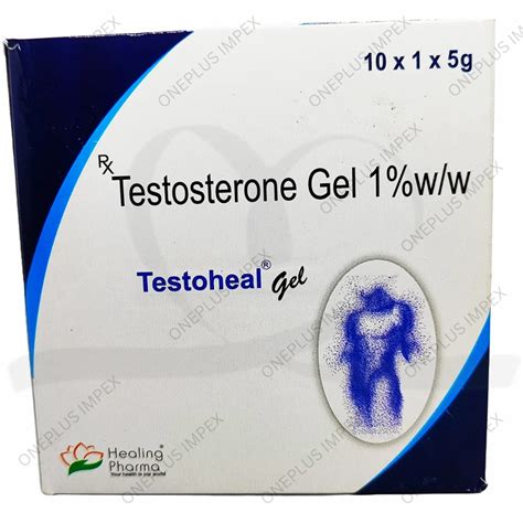 Testosterone Testoheal Gel 10x1x5 G Packaging Type Tube At ₹ 101