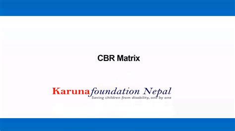 Cbr Matrix Karuna Lms