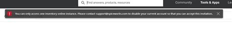Invite Connectivity Dashboard Unable To Access One Inventory