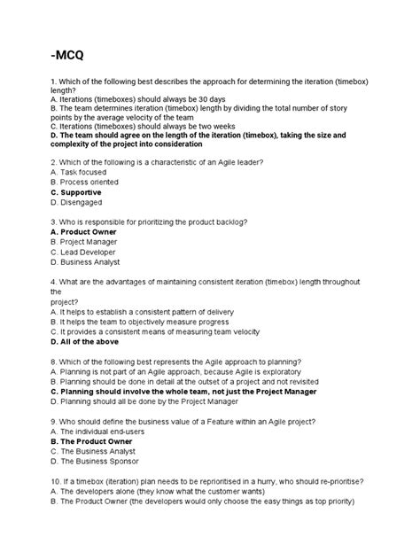 Agile Qs Pdf Scrum Software Development Agile Software Development