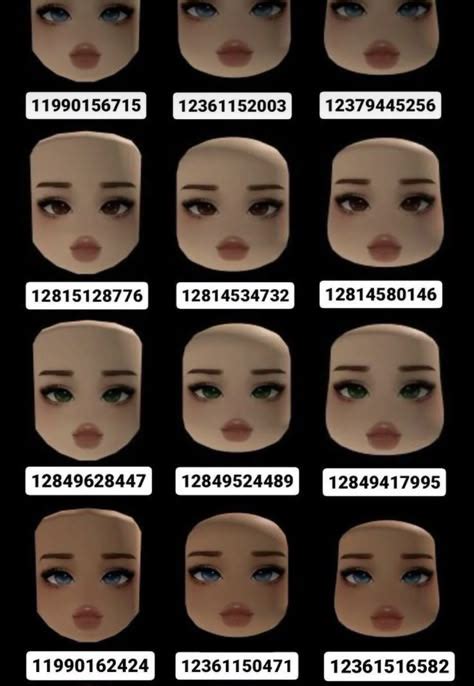 Bloxburg Face Codes