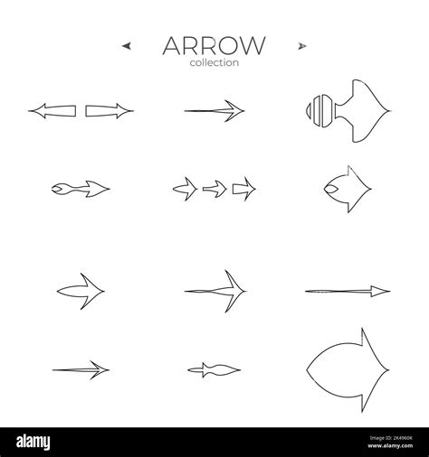simple set of arrow icons arrow vector icon set arrow basic ui elements for web graphics