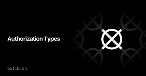 Authorization Types · Ox