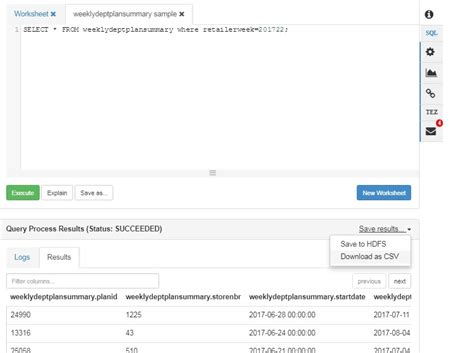 Hadoop Ambari Hive Export Des Not Include All Of Data Set Stack