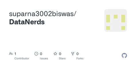Github Suparna3002biswasdatanerds
