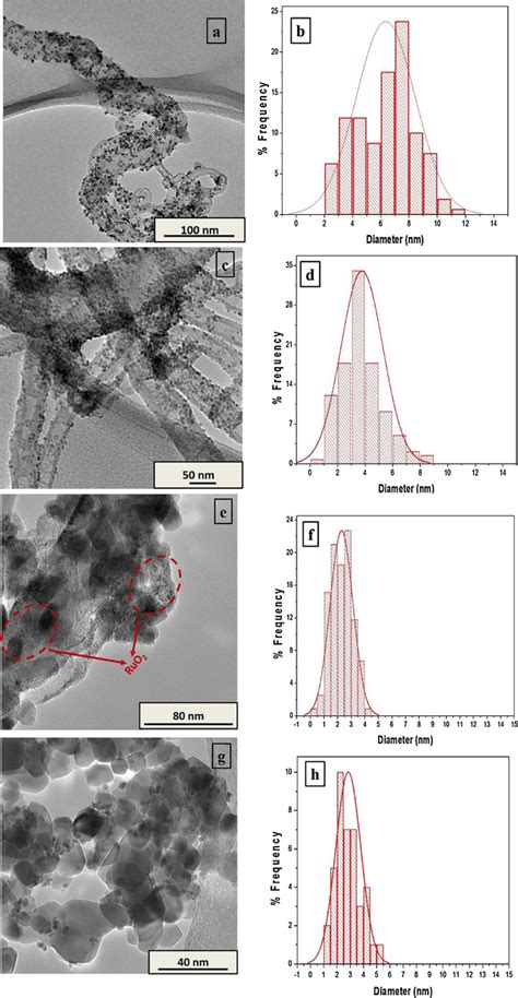Representative Images Showing Ruo2 Particles And Their Size