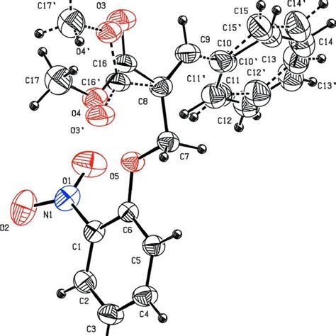 Molecular Structure Of The Title Compound Showing The Atom Numbering